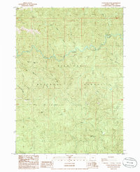 1986 Map of Father Mountain, Curry County, OR — High-Res | Pastmaps